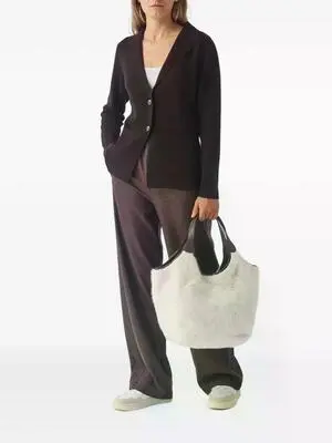 GRAN SASSO Fine-knit Button-up Blazer