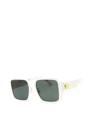 Versace Oversized Frame Medusa Plaque Sunglasses