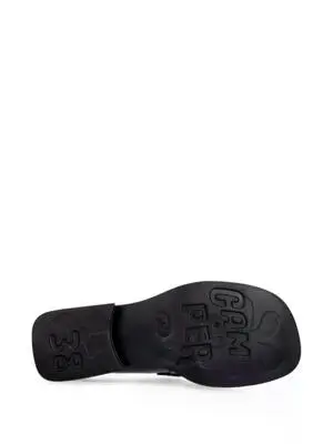 Camper Twins Kiltie Loafers - Black