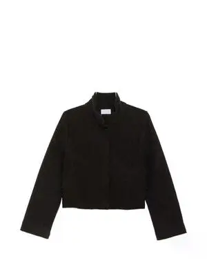 WHYCI High-neck Cropped Coat