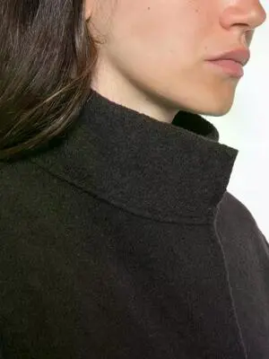 WHYCI High-neck Cropped Coat