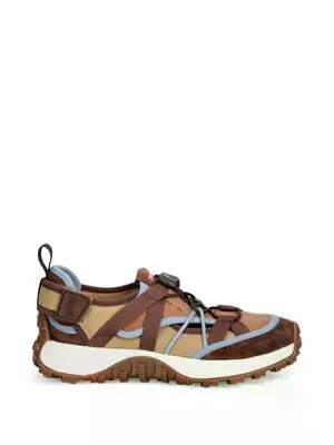 Camper Drift Trail Panelled Slip-ons With Toggle Fastening - Brown