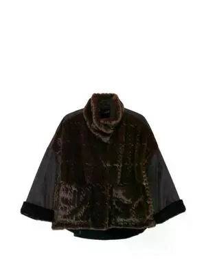 COLLECTION PRIVEE? Faux-fur Panelled Parka - Brown