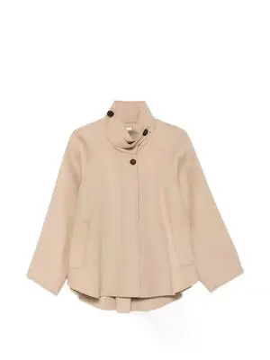 MABRUN Fiorina Buttoned-collar Flared Jacket