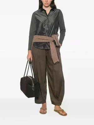 WHYCI Panelled Long-sleeve Shirt