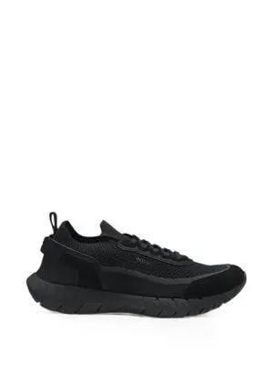 BOSS Mesh-knit Panelled Sneakers