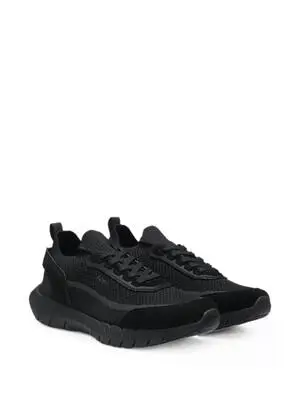 BOSS Mesh-knit Panelled Sneakers