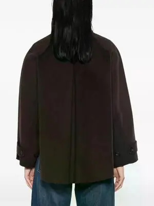 MABRUN High-neck Flared Coat