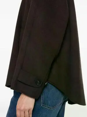 MABRUN High-neck Flared Coat