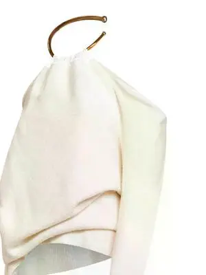 DARKPARK Halterneck Asymmetric Sweater