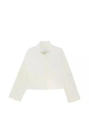 WHYCI High-neck Cropped Jacket