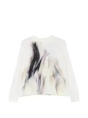 PSOPHIA Graphic Print Raglan Sleeve Sweater