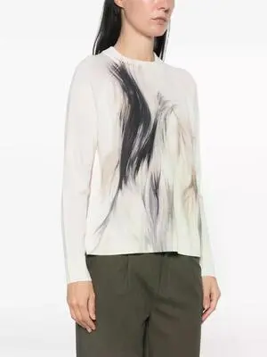 PSOPHIA Graphic Print Raglan Sleeve Sweater