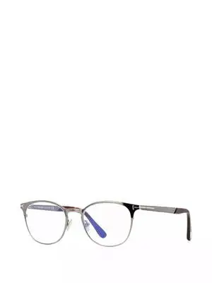 TOM FORD Round Frame Glasses - Grey