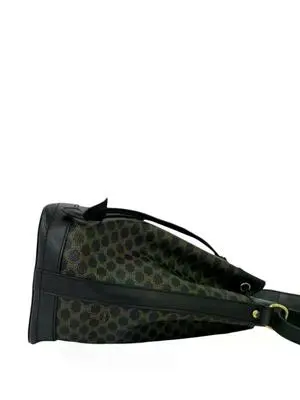 Celine 1998 Macadam Coated Canvas Bucket Bag