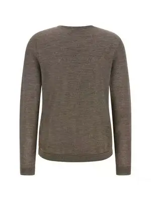 Co Rolled-edge Cashmere Long-sleeved T-shirt - Brown