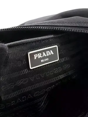 Prada Tessuto Zip Top Crossbody Bag With Pouch