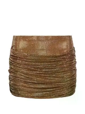 Giuseppe Di Morabito Ruched Embellished Mini Skirt