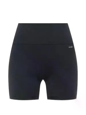 RETHINKIT STUDIOS Logo-patch High-waisted Stretch Shorts