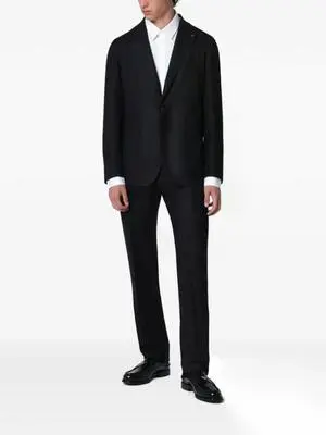 Tagliatore Single-breasted Virgin-wool Suit - Black
