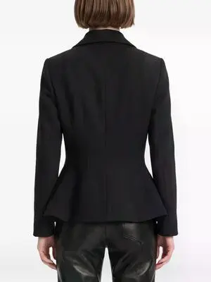 Magda Butrym Cotton Peplum Blazer