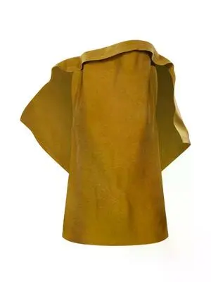 Magda Butrym Ruffled-trim Tie-fastening Top