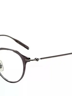 Montblanc Geometric Frame Eyeglasses - Grey