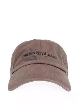 RETHINKIT STUDIOS Logo Embroidered Baseball Cap - Brown