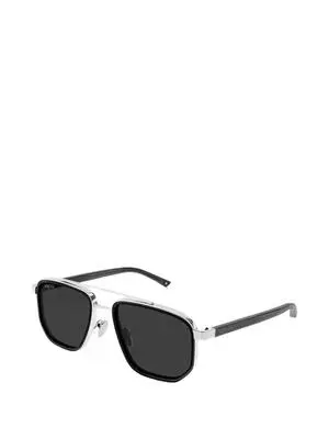 Gucci Tone Geometric-frame Sunglasses