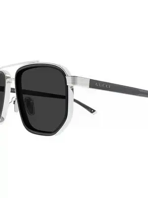 Gucci Tone Geometric-frame Sunglasses