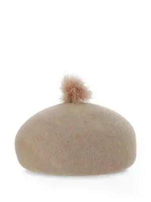 ALEXIA ALVAREZ DE TOLEDO Pom-pom Detail Beret