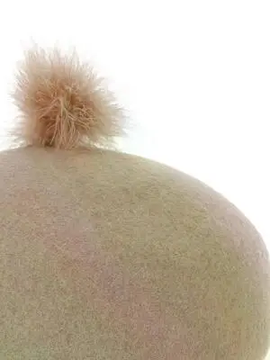 ALEXIA ALVAREZ DE TOLEDO Pom-pom Beret - Neutrals
