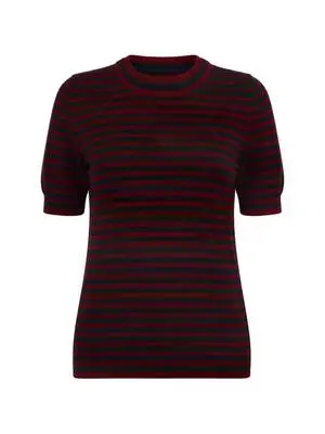 Dolce & Gabbana Striped Short-sleeve Sweater