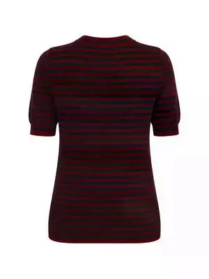 Dolce & Gabbana Striped Short-sleeve Sweater