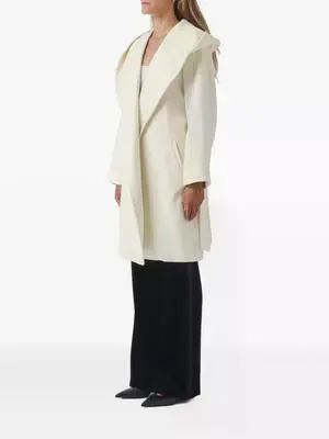 Max Mara Hooded Belted Coat