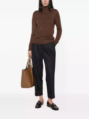 19.61 MILANO Ribbed-knit Roll-neck Sweater