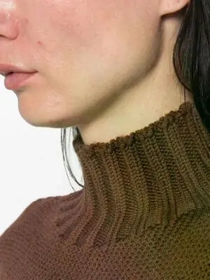 19.61 MILANO Ribbed-knit Roll-neck Sweater