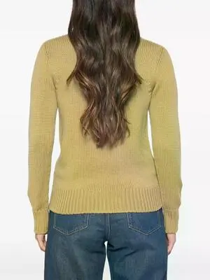 19.61 MILANO Mock-neck Ribbed-trim Sweater