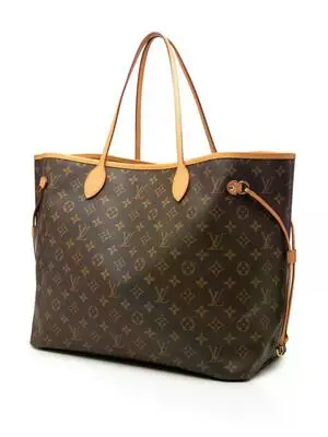 LOUIS VUITTON Monogram Neverfull Gm Tote Bag - Brown