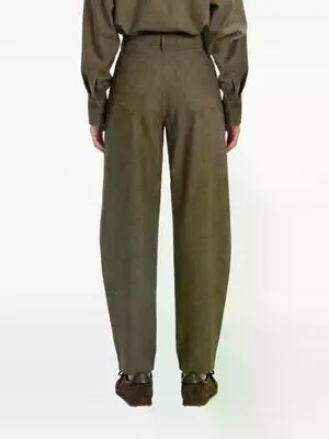 DARKPARK High-waisted Barrel-leg Trousers