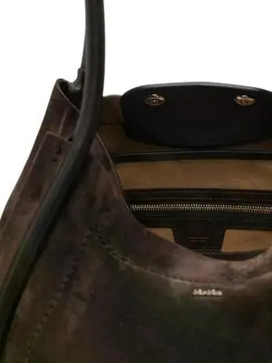 Max Mara Marine Suede Tote Bag