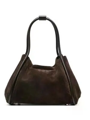 Max Mara Marine Suede Tote Bag - Brown