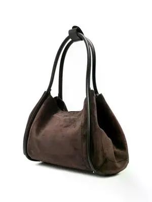 Max Mara Marine Suede Tote Bag - Brown