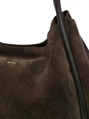 Max Mara Marine Suede Tote Bag - Brown
