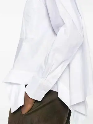 PSOPHIA Patch-pocket Peplum Shirt