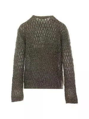 ELEH Sequin-embellished Open-knit Sweater