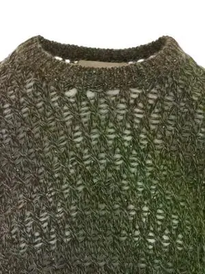 ELEH Sequin-embellished Open-knit Sweater