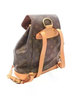 LOUIS VUITTON Monogram Montsouris Mm Backpack - Brown