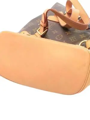 LOUIS VUITTON Monogram Montsouris Mm Backpack - Brown