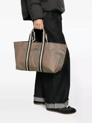 PSOPHIA Striped Top Handle Tote Bag
